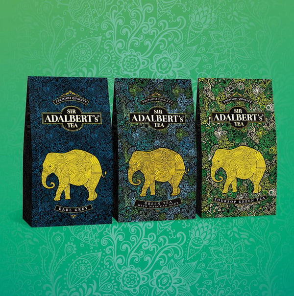 Green Mix Tea Set - Discover the 3 Flavors of Ceylon | Adalbert's Tea