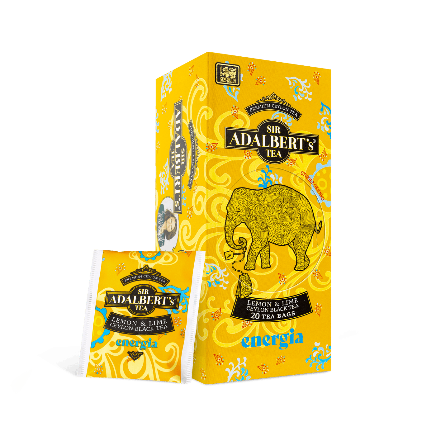 Adalbert's Tea Energy Lemon & Lime - Sachets (40g)