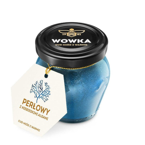 Honig mit Blaualgen (Spirulina) "Perlenglanz" (260g) | WOWKA
